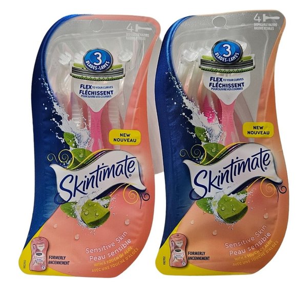 Skintimate | Bath & Body | Skintimate Sensitive Skin 3 Blade Razors ...